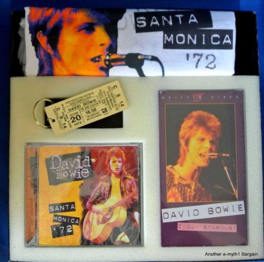 DAVID BOWIE Live Santa Monica '72 Concert Box LIMITED NEW CD VHS ...