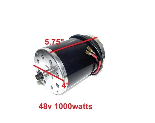 48 Volt 1000 Watt Drive Motor for Electric Scooter 48V 1000W MY1020 U ...