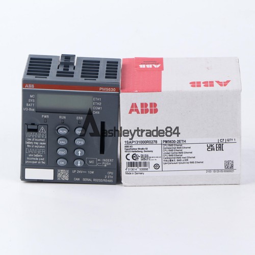 ONE New ABB Programmable Logic Controller Module PM5630-2ETH 3ABD00038893- | eBay