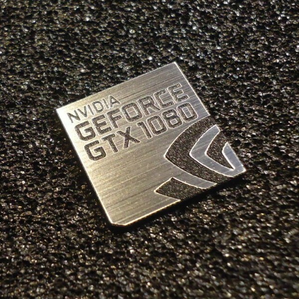 NVIDIA GeForce GTX 1080 PC Logo Label Decal Case Sticker Laptop Badge ...