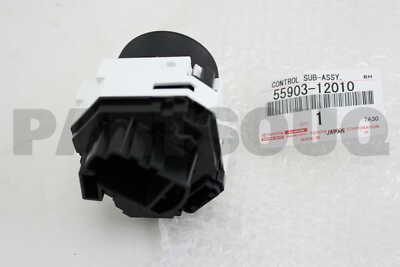 5590312010 Genuine Toyota CONTROL SUB-ASSY, HEATER, NO.3 55903-12010 | eBay