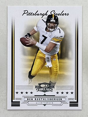 Ben Roethlisberger 2006 Donruss Threads #120 Sports NFL Steelers QB ...