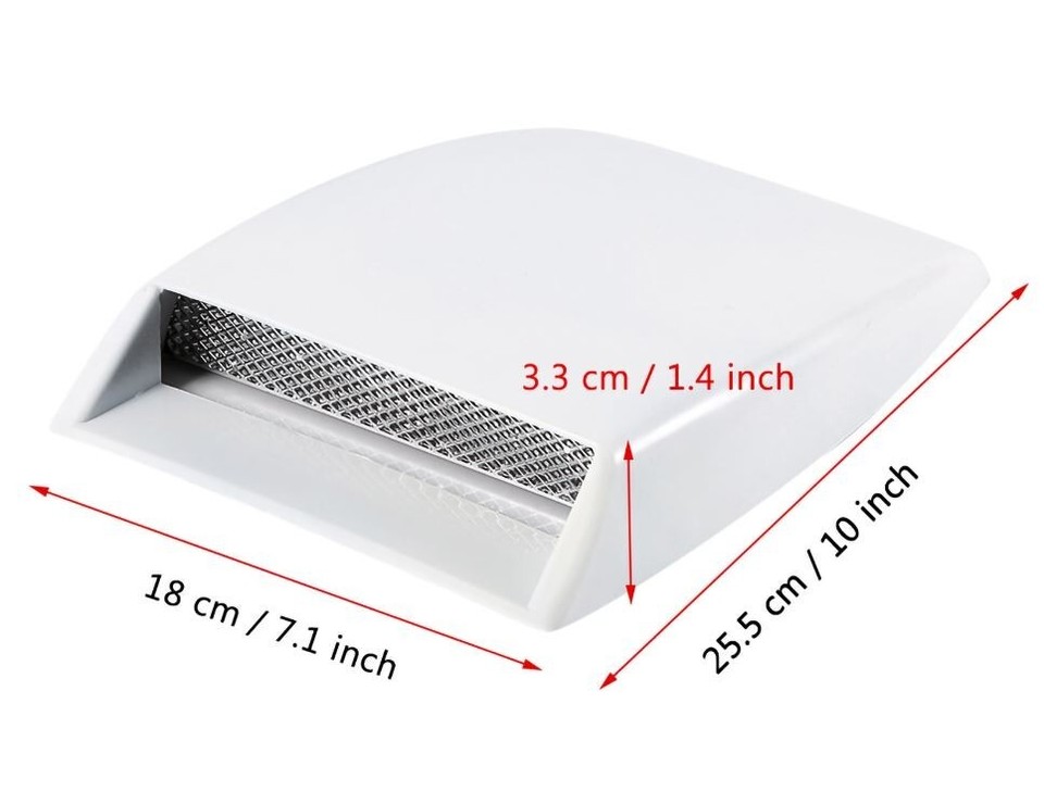 Motorsport Bonnet Vent Air Rally Car Race Rallycross Style Cooling Ait ...