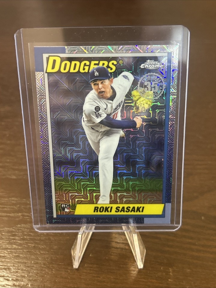 2025 Topps Chrome Update Baseball 35th Anniversary Mojo Refractor Roki ...
