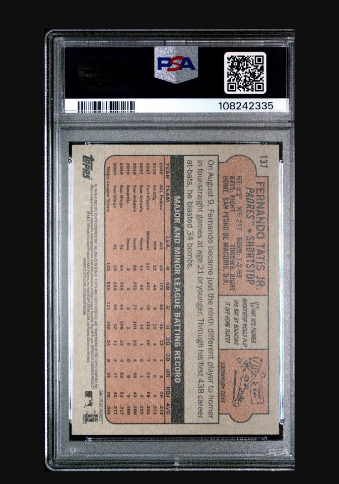 2021 Topps Heritage Fernando Tatis Jr. Chrome Hot Box Refractor #137 ...