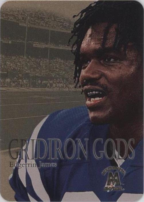 1999 Skybox Molten Metal - Gridiron Gods Edgerrin James #13GG Gold (RC ...