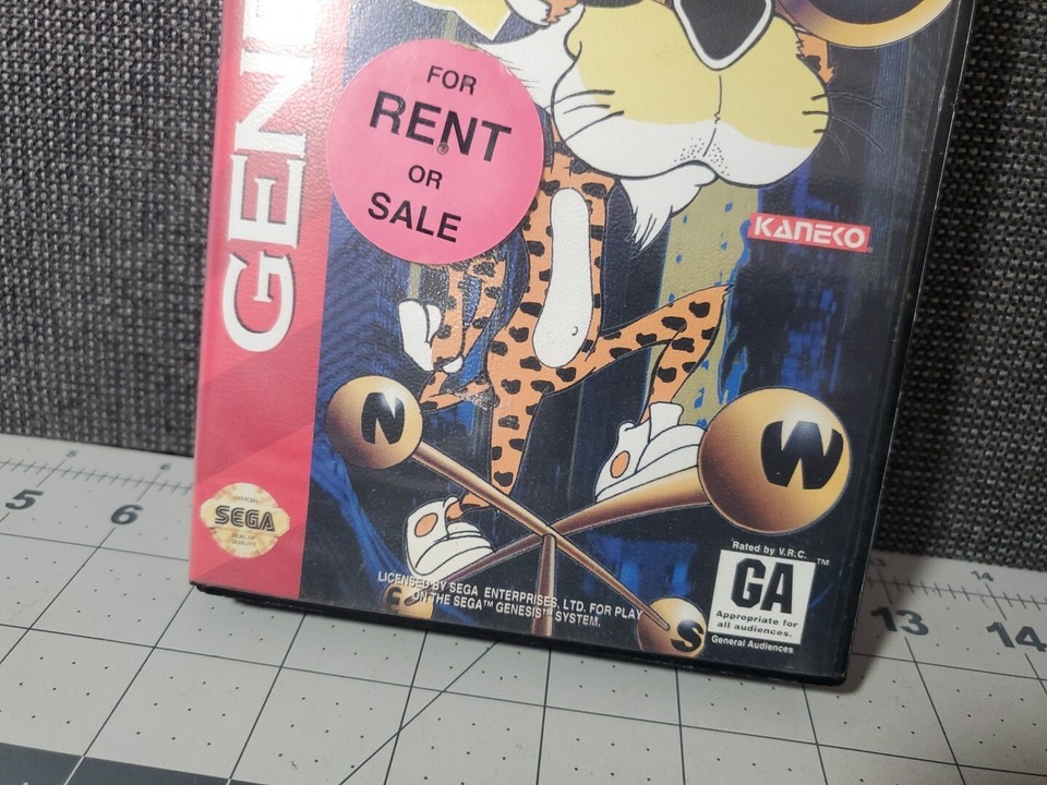 Chester Cheetah: Wild Wild Quest (Sega Genesis, Kaneco, 1993) Cheetos ...