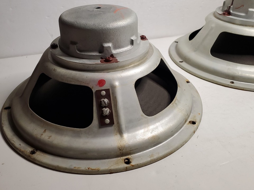 Vintage Pair (2) Ampex (JBL) 12" Woofer Speakers Drivers 50's Good ...