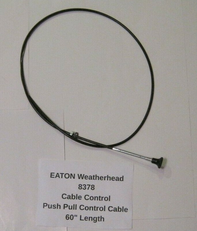EATON Weatherhead 8378 Manual Control Cable - Push Pull Control Cable ...
