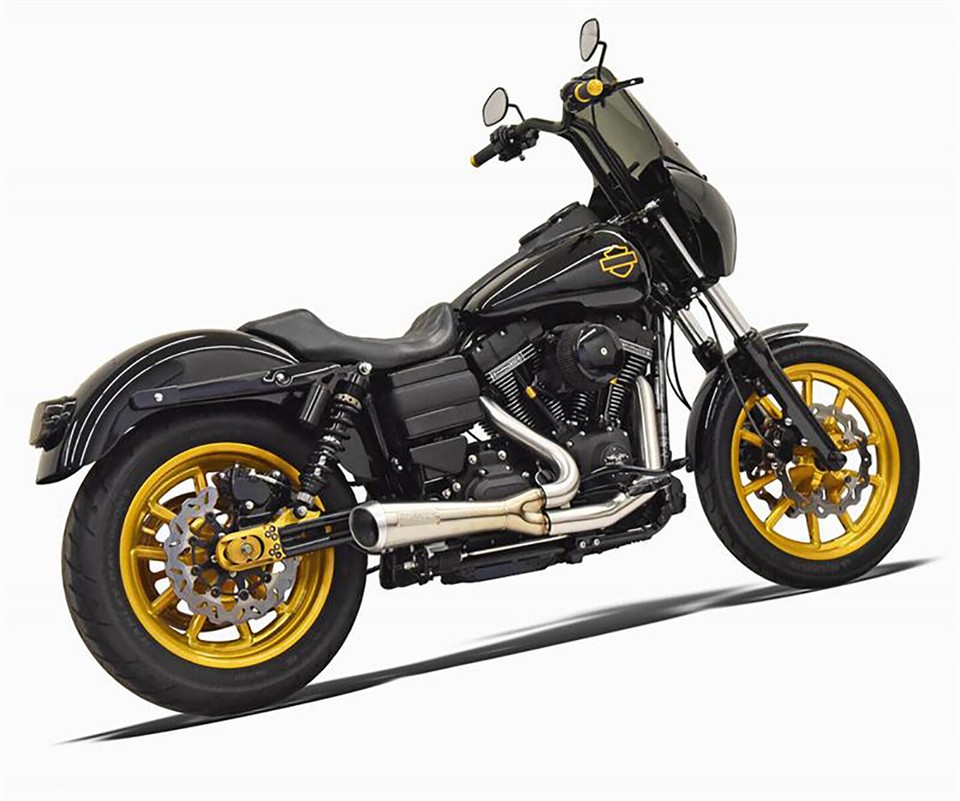 Bassani Road Rage Ripper 2 Into 1 Stainless Steel Short Exhaust Pipe ...