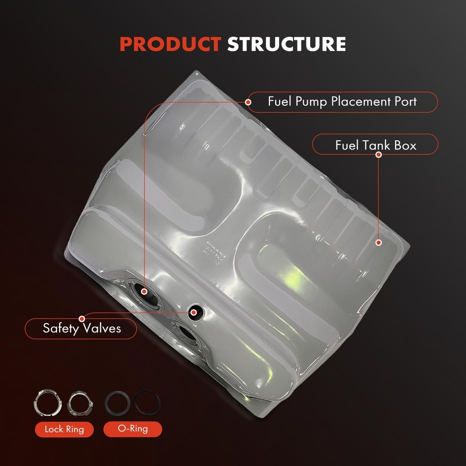 16 Gal Fuel Tank for Dodge Dynasty Spirit Chrysler New Yorker Plymouth ...