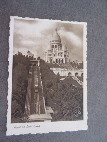 Carte Postale Ancienne noir et blanc funiculaire de Montparnasse Le ...