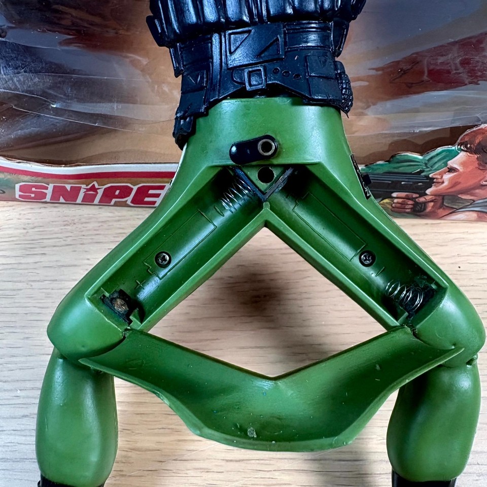 Vintage Sniper Commando Crawling Figure Toy Battery-Operated ...