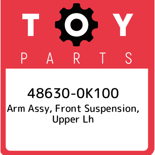 48630-0K100 Toyota Arm assy, front suspension, upper lh 486300K100, New ...