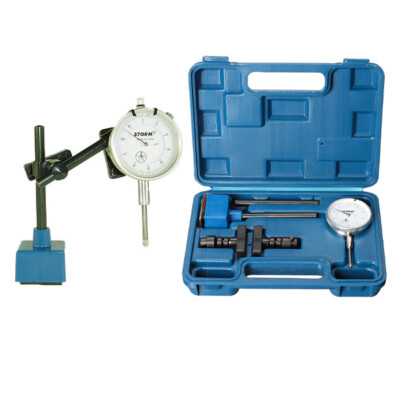 Central Tools 3D101 0 To 1 In. Dial Indicator Set With Magnetic Base | eBay
