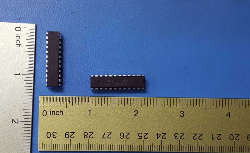 (2 Pcs) IC LED DRIVER , MAX7219CNG , 7 SEGMENT DRIVER , 8 DIGIT , 24DIP ...