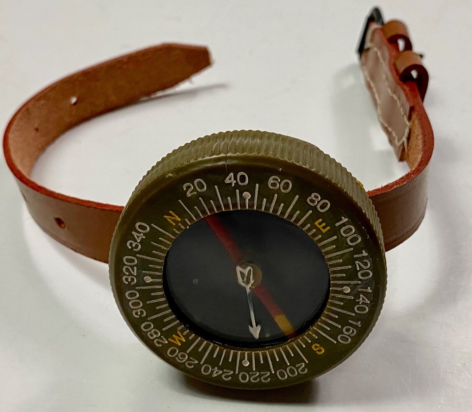 WWII US 11TH 101ST 82ND AIRBORNE PARATROOPER JUMP WRISTWATCH COMPASS | eBay