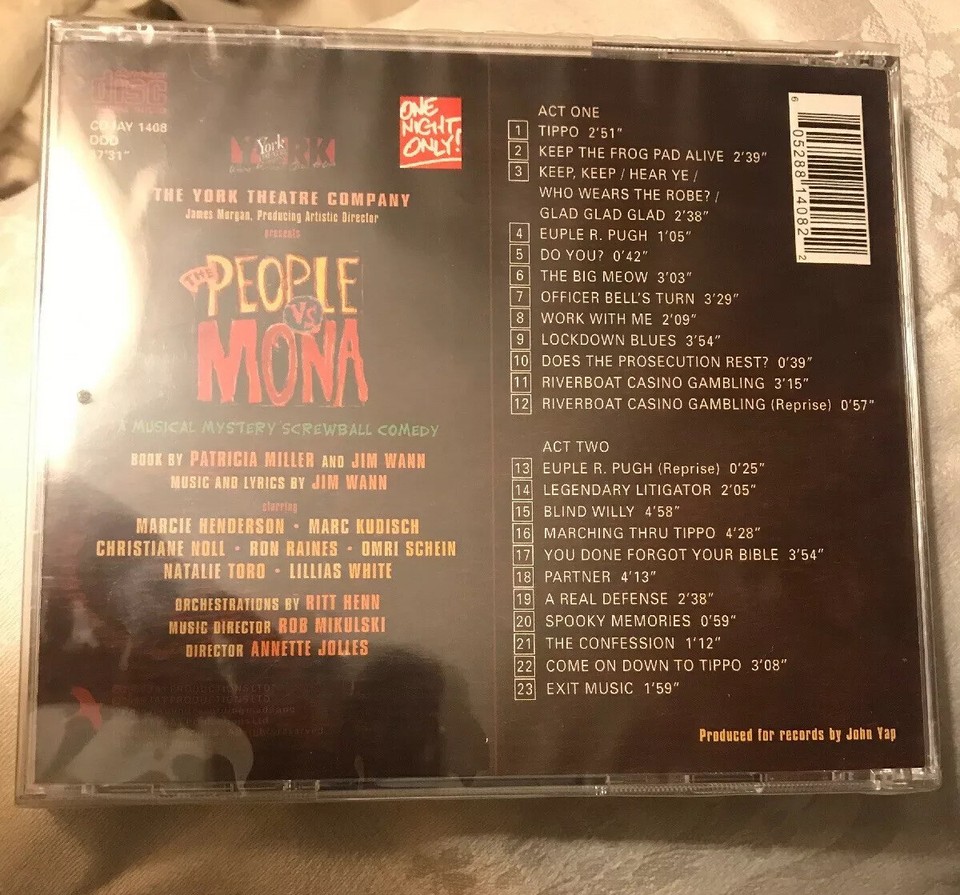 "Miller,Patricia/Jim Wann "-People Vs Mona CD NEW 605288140822 | eBay