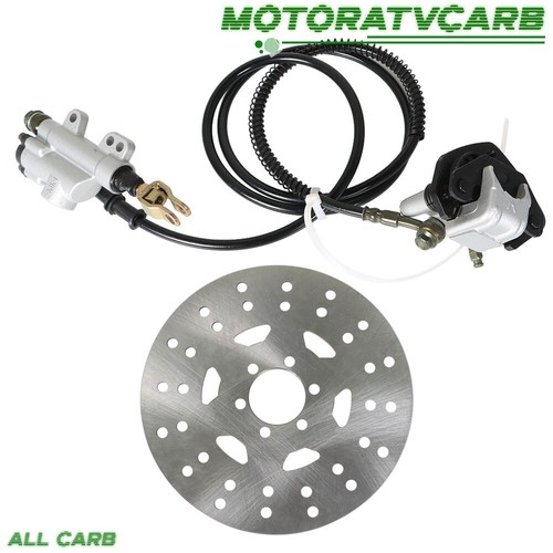 ALL-CARB Go-kart Fast Ship Rear Hydraulic Brake Caliper Assembly &Disc ...