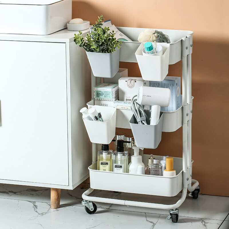 Hanging Plastic Storage Basket Mini Organizers Portable Storage Box ...