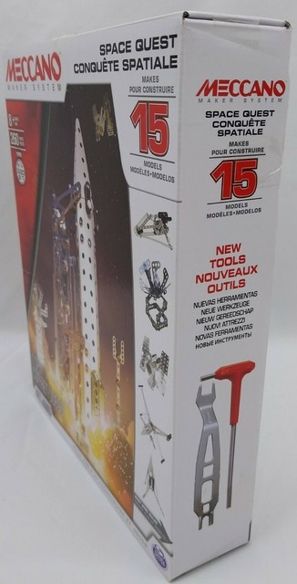 Meccano Space Quest Set 260pcs 15 Models Stem Construction Toy for sale ...