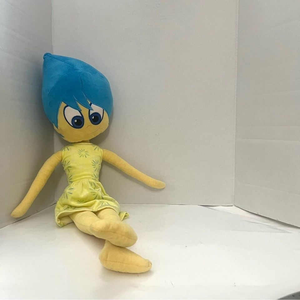 Disney Pixar Joy Inside Out Jumbo 30" Plush Stuffed Doll Original ...