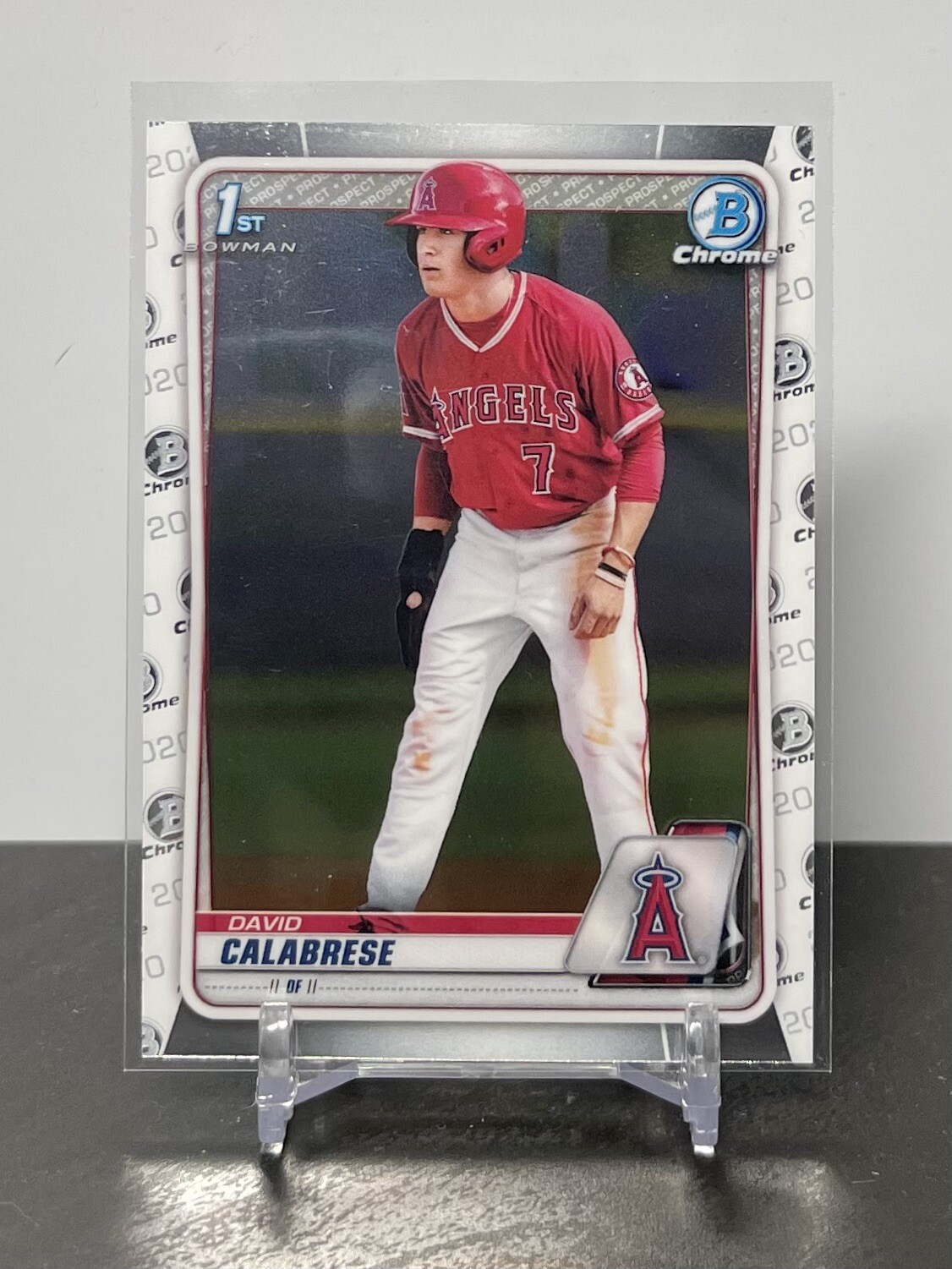 David Calabrese 2020 1st Bowman Draft Chrome #BDC-103 Los Angeles ...