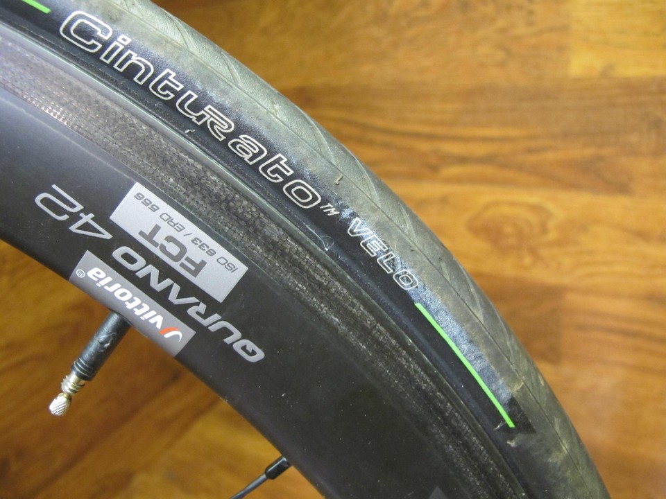 VITTORIA QURANO 42 FULL CARBON 700C CLINCHER FRONT WHEEL | eBay