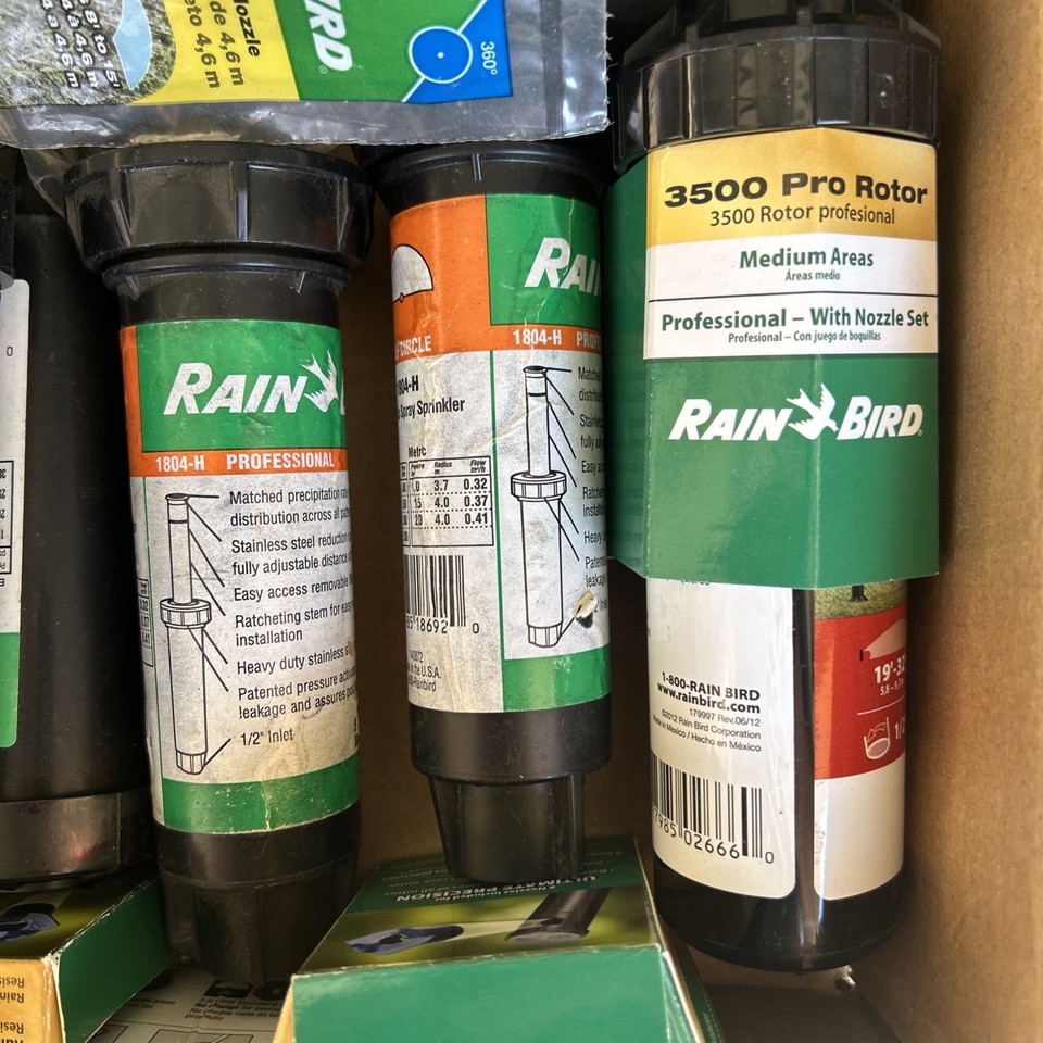 Lot Of Misc Rain Bird 3” Pop-Up Nozzle Pro Rotor New And Used 4 ...