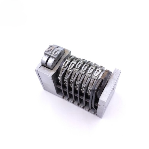 6 Digits 4x8 Backward Numbering Machine Jump 543210 with 2 Bits ...