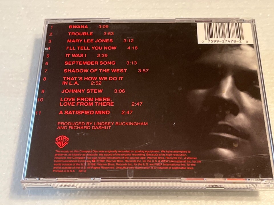 [MINT DISC!] Lindsey Buckingham: Law And Order CD (1981) FLEETWOOD MAC ...