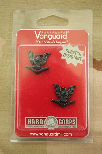 USN NAVY E-4 PETTY OFFICER 3RD CLASS PO3 SUBDUED SHIRT COLLAR RANK ...