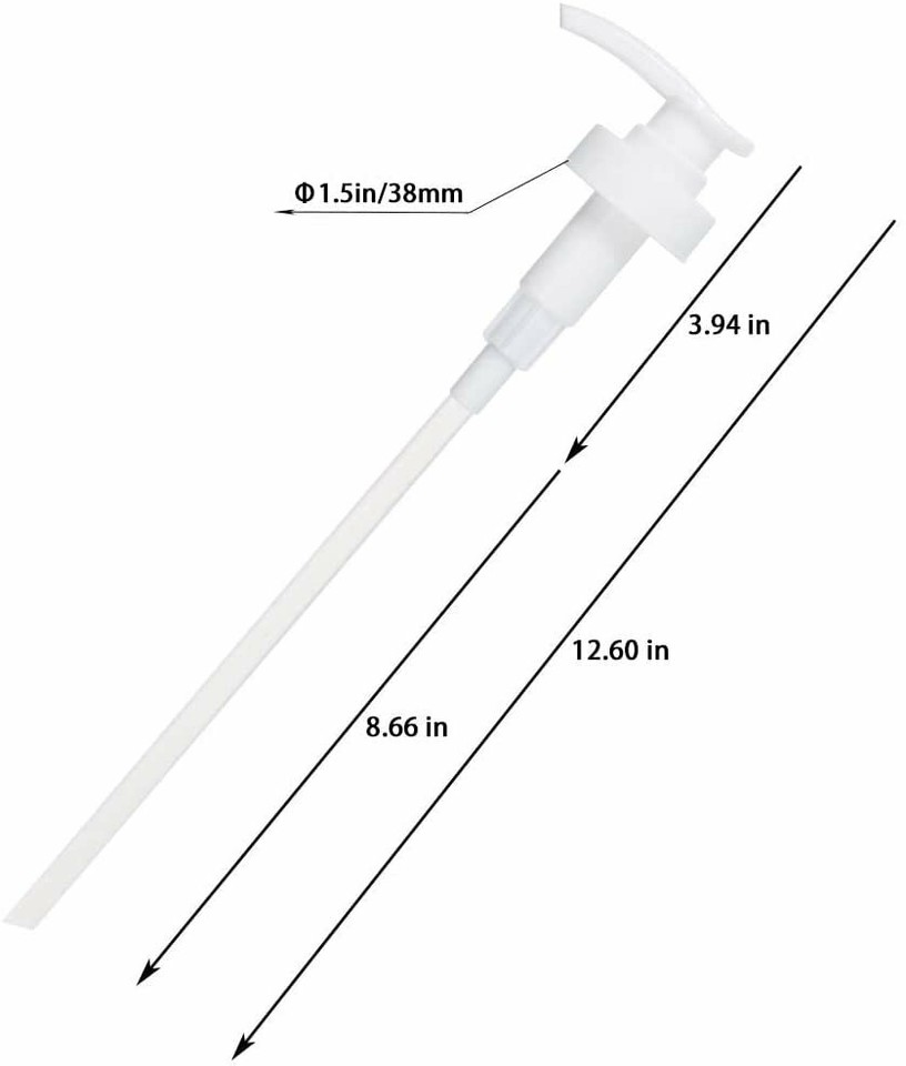 4 Pack-White Gallon Pump Dispenser, For Soap, Sanitizer, Mayo, Bottles ...