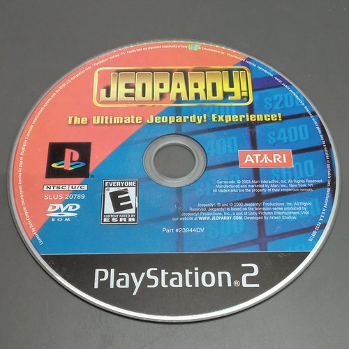 Jeopardy - Playstation 2 PS2 - Disc Only | eBay