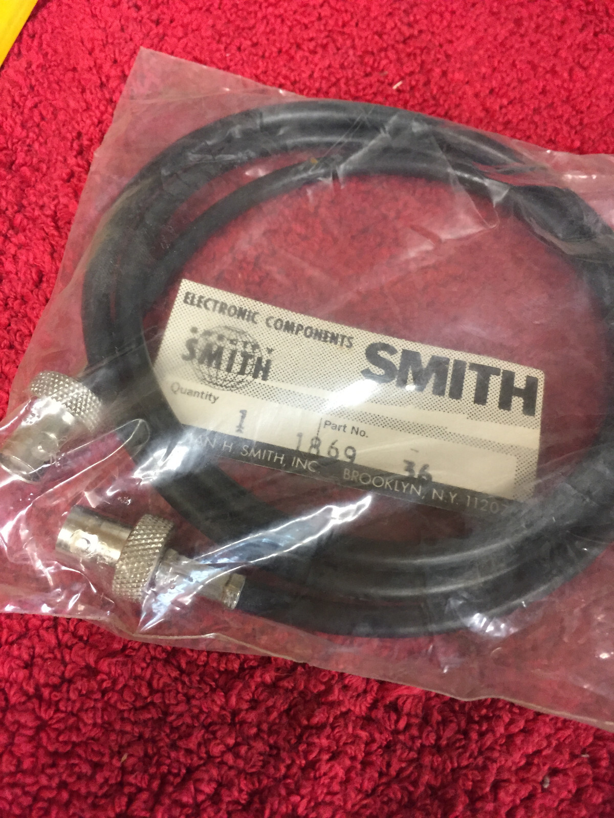 1869 HH SMITH RG58/U Coax - Female BNC To female BNC - 36 | eBay