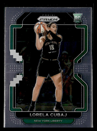 2022 Panini Prizm WNBA Rookie RC #193 Lorela Cubaj New York Liberty ...