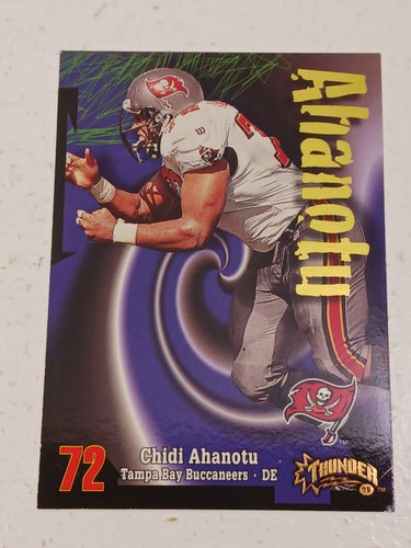 Chidi Ahanotu Tampa Bay Buccaneers 1998 Skybox Thunder Card #64 | eBay