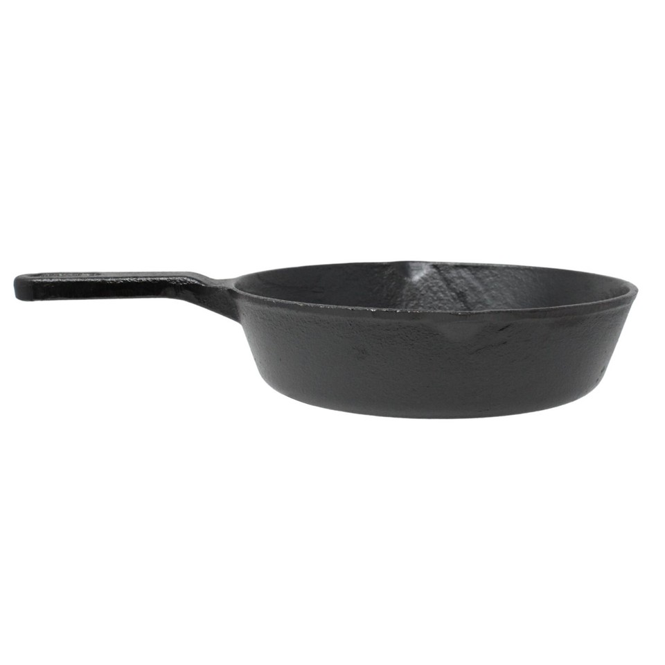 Cast Iron Frying Pan Griddle Frying Pan Skillet Pan Grill Fry Cooking ...