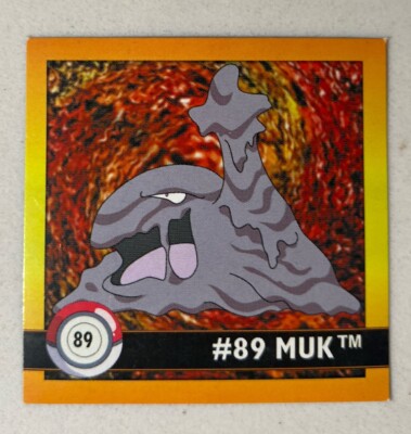 Muk #89 Pokemon 1999 Artbox Sticker NM | eBay