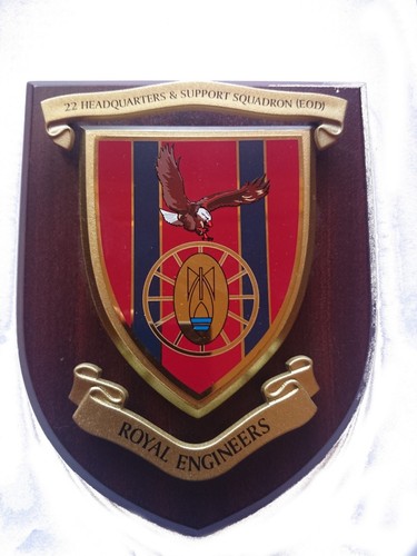 22 HQ & Support Sqn EOD Royal Engineers Military Wall Plaque UK Made ...