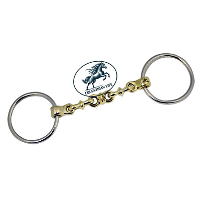 LOOSE RING WATERFORD SNAFFLE BIT GERMAN SILVER AND STAINLESS STEEL ...