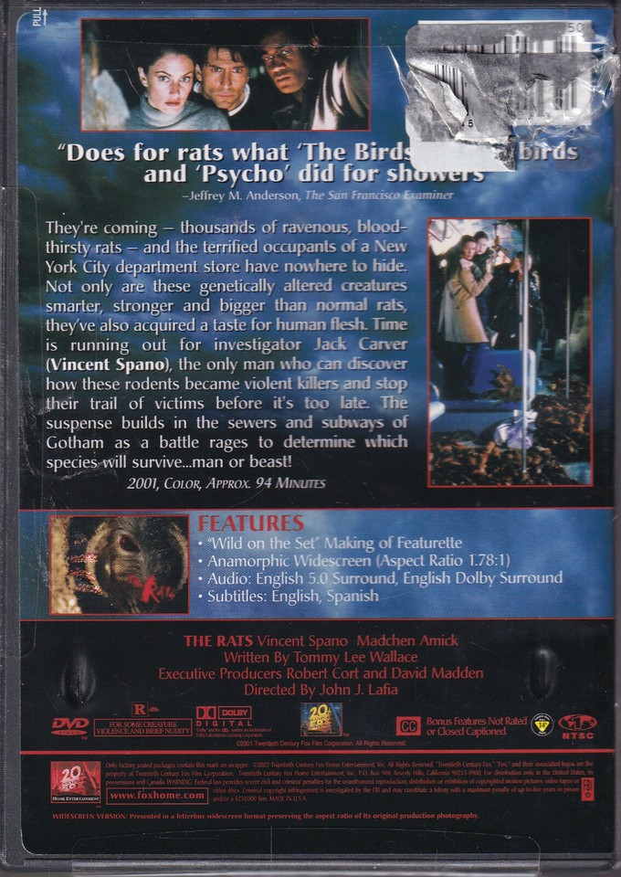 THE RATS (DVD, 2002) (Q4) 24543056003| eBay