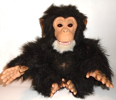 2005 FurReal Friends Cuddle Chimp Chimpanzee Interactive Plush Ape ...