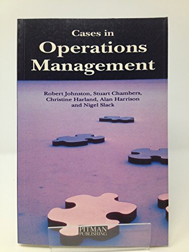 Cases in Operations Management by Slack, Nigel Paperback Book The Fast ...