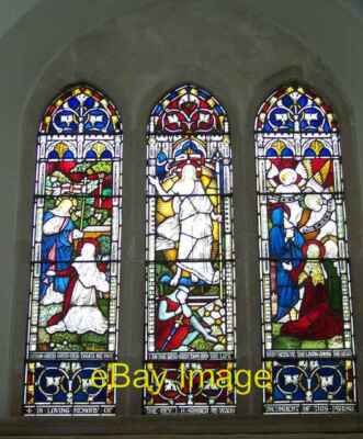 Photo 6x4 The Church of St James - East Window Ansty/ST9526 A Crusader ...