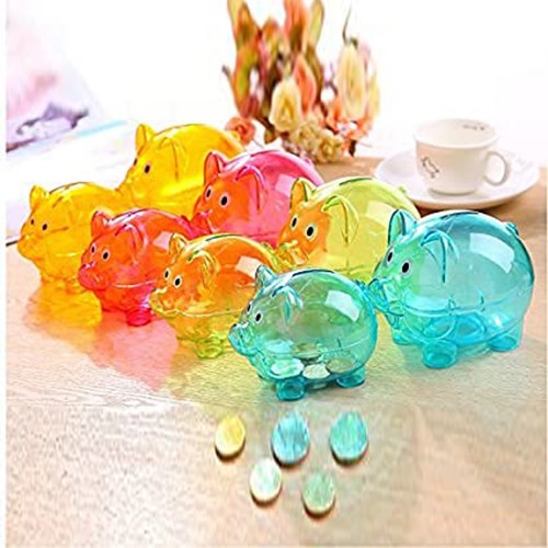 saving pot for Kids - Colorful Transparent Money Saving Box - Boys ...