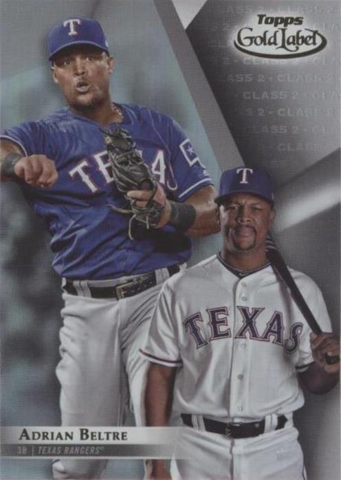 2018 Topps Gold Label - Adrian Beltre #93 Class 2 for sale online | eBay