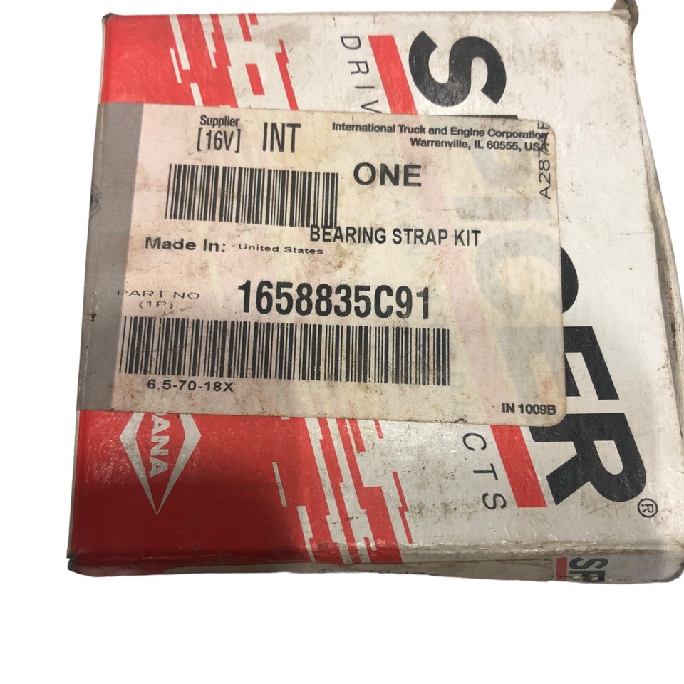 Spicer U-Joint Strap Kit 1658835C91 — ONE UNIVERSAL JOINT STRAP & 2 ...
