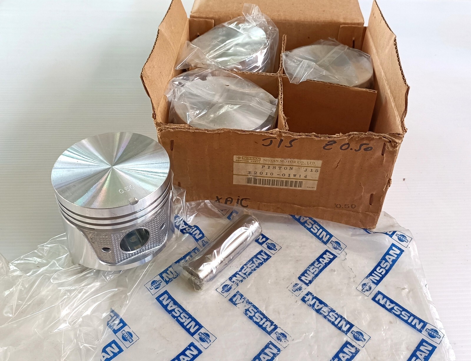 Nos/Japan Piston 0.50/J15 J16 L18 SD22 SD23 Engine For Datsun/Nissan ...