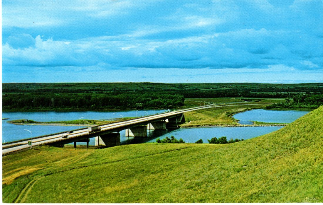 Grant Marsh Bridge, Missouri River, ND Postcard | eBay